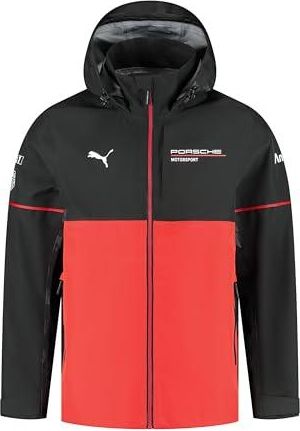 Puma Porsche Motorsport Veste imperméable déquipe pour homme - Noir - Taille : XXL