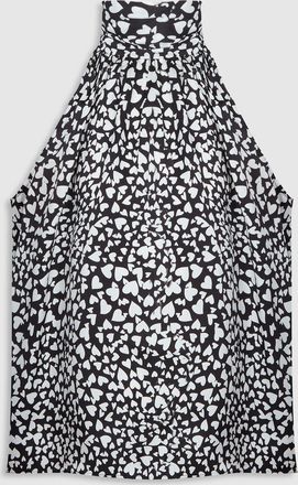 Anine Bing Top Brooke Black And White Heart
