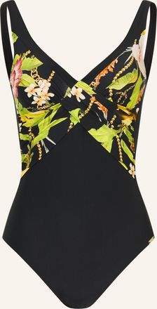 Charmline Charmline Shape-Badeanzug Imperial Tropics schwarz
