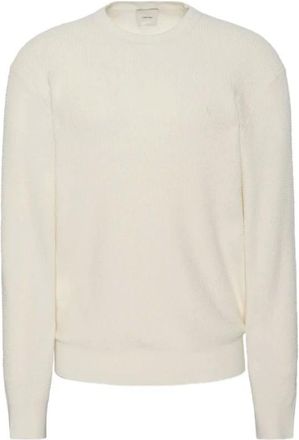 Calvin Klein Homme, Pulls, Blanc, Taille: L Pull Textur&eacute; D&eacute;contract&eacute;