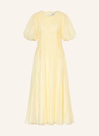 Aje Kleid Ophelia Mit Spitze gelb