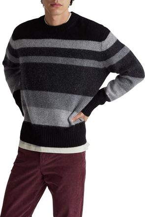 Benetton Herren Maglia G/C M/L 103mk10ar Pullover, Schwarz, XL