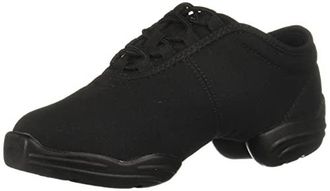 Capezio Femme Canvas Dance Sneaker Baskets de Danse, Noir, 37 EU