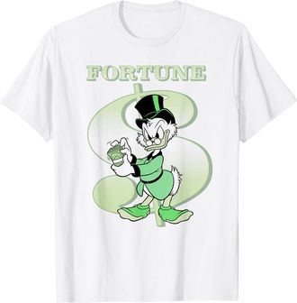 Disney Ducktales Scrooge Mcduck Dollar Bill T-Shirt
