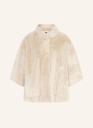 Rino&Pelle Rino & Pelle Kunstpelz-Cape Dewi weiss