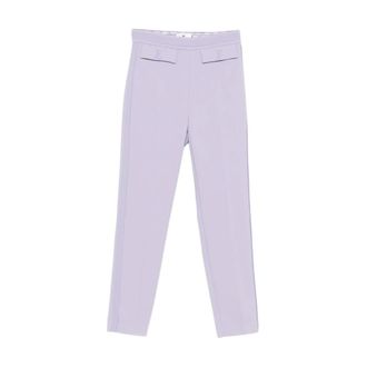 Elisabetta Franchi Femme, Pantalons, Violet, Taille: 40 FR Slim-fit Pantalons