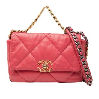 Chanel Pre-owned Medium 19 Flap Bag - - Pre-owned - Damen - Rosa - ONE SIZE