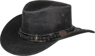 Scippis Scippis - Lederen hoed Williams - Black, XL/61-62cm