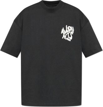 AllSaints Homme, Tops, Noir, Taille: XS Orlando Logo Print Oversized T-Shirt