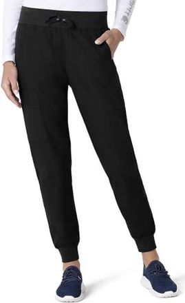 Carhartt Work in Progress Force Essentials Pantalon de Jogging Moderne pour Femme, 7 Poches, Noir, Taille M