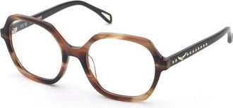 Zadig&Voltaire Femme, Accessoires, Brun, Taille: 53 MM Vzv443 06Yg Lunettes