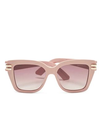 Dior lunettes de soleil S1I &agrave; monture carr&eacute;e - Rose