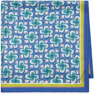Maliparmi Maliparmi, Femme, Accessoires, Bleu, Taille: ONE Size Collection Print Scarf 90x90