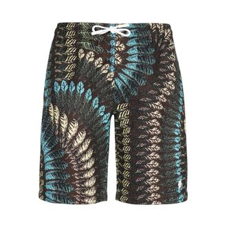 Marcelo Burlon Gestrickte Bermuda-Shorts Elastischer Kordelzugbund - - Swimwear - Herren - Mehrfarbig - S