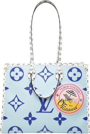 Louis Vuitton sac à bandoulière Giant Onthego GM (2019) - Bleu