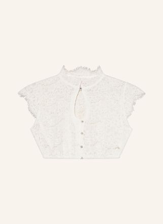 Spieth & Wensky Dirndlbluse Finesse Aus Spitze weiss