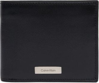 Calvin Klein Geldbörse Plaque Ew Billfold LV04D1066G Schwarz