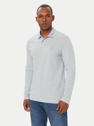 HUGO BOSS Poloshirt PasserfordLong 50566186 Grau Regular Fit