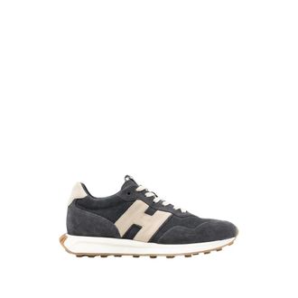 Hogan Baskets &agrave; lacets H601 - Homme - Chaussures - Gris - Taille: 45 EU