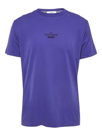 Stone Island t-shirt en coton - Bleu