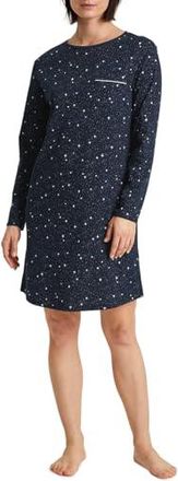 CALIDA Calida Sweet Dreams Chemise de Nuit Manches Longues Dames, Longueur 95cm, 100% Coton