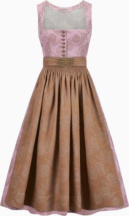 Gottseidank Dirndl Monika mit geradem Ausschnitt aus Leinen und Baumwolle in