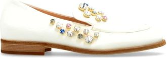 AGL Agl, Femme, Chaussures, Blanc, Taille: 36 EU New College Precious Mocassins