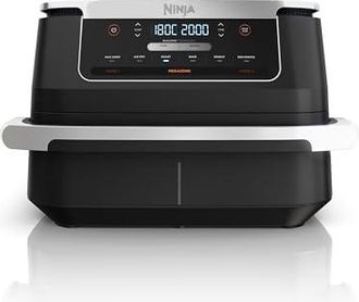 Ninja FlexDrawer Heißluftfritteuse (6 Liter), Schwarz. Dual Zone Air Fryer, große Schublade, 6-in-1, ohne Öl, heißluft-frittieren, braten, backen, Max Crisp