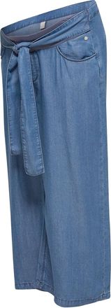 Esprit Damen Pants UTB Culotte Umstandshose, Blau (Medium Wash 960), (Herstellergröße: 36)