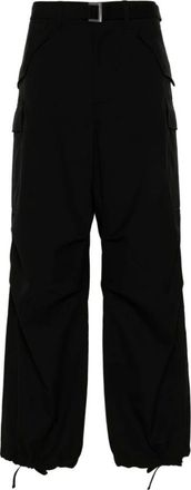 sacai Homme, Pantalons, Noir, Taille: L Wide Pantalons