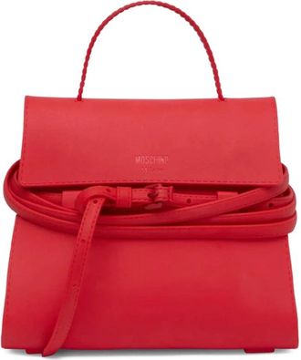 Moschino Femme, Sacs, Rouge, Taille: ONE Size Tie Me Small Jelly