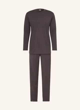 Zimmerli Schlafanzug Cozy Comfort grau