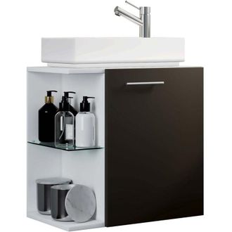 ebuy24 2-tlg Waschplatz Waschtisch Bad Hausa