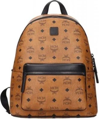 MCM Mcm, Femme, Sacs, Brun, Taille: ONE Size Stark Backpack