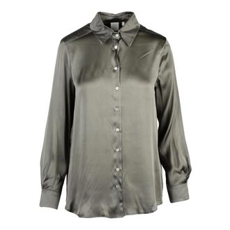 Marella Bunny in Satin Shirt - - Blouses & Shirts - Damen - Gr&uuml;n - M
