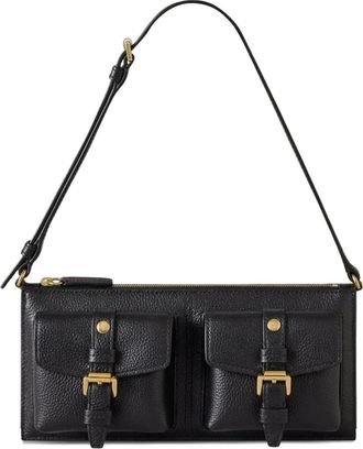 Mulberry Mini Roxanne Schultertasche - Schwarz