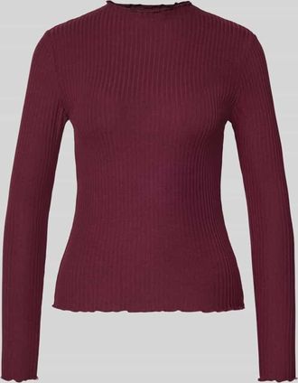 Only Slim Fit Langarmshirt mit Viskose-Anteil Modell EMMA