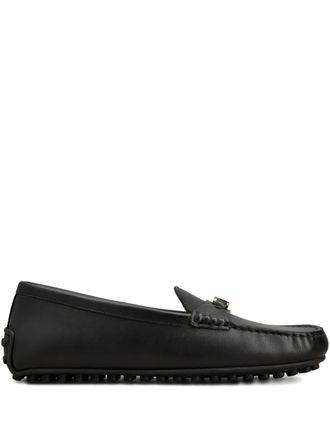 Tod's Oval-T loafers - Schwarz