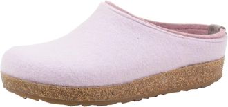 Haflinger Damen Herren Hausschuhe Pantoffeln Filz Grizzly Kris 711056, Größe:40 EU, Farbe:Rosa