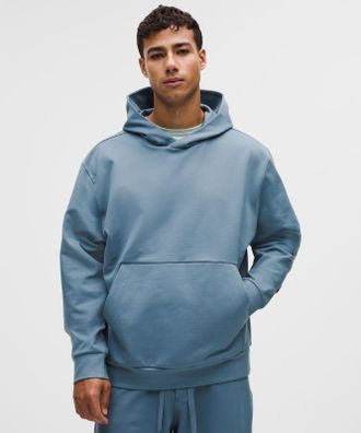 lululemon Sweat &agrave; capuche en Soft Jersey &eacute;pais pour Hommes - Bleu - Taille 2XL