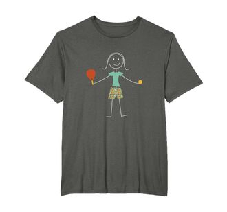 Whyitsme Design Lustige Frauen Padel Tennis M&auml;dchen Padel Spieler T-Shirt