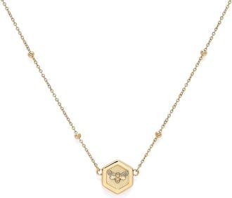 Olivia Burton Halskette mit Anh&auml;nger f&uuml;r Damen Kollektion MINIMA BEE in Gelbgold - 24100096