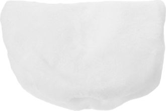 Pretyzoom Wc Deckelbezug aus Samt Wei&szlig; Waschbarer Toilettensitzbezug mit Elastischem Rand Universeller Schutz f&uuml;r Wc Sitz im Bad Hotel und Restaurant