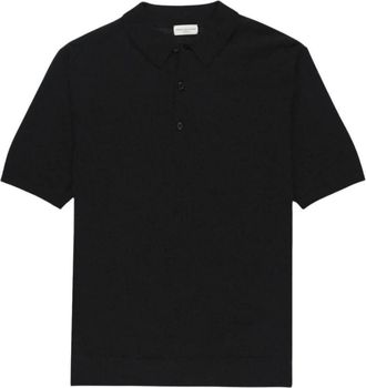 Dries Van Noten Homme, Tops, Noir, Taille: XL Maurice Polo
