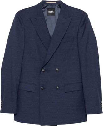 HUGO BOSS Homme, Vestes, Bleu, Taille: 2XL Wool Suit