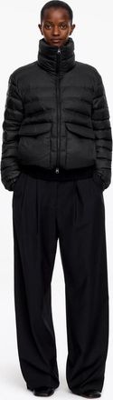 Arket Re:Down Wattierte Jacke -Schwarz