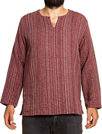 Panasiam Farmershirt, LS Red M