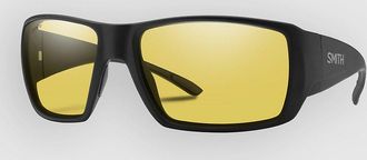 Smith GuideS Choice XL Matte Black Sonnenbrille cp glass plrzd low lt ylw