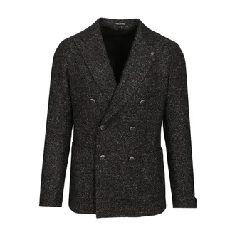 Tagliatore Homme, Vestes, Noir, Taille: L Montecarlo Double-Breasted Jacket