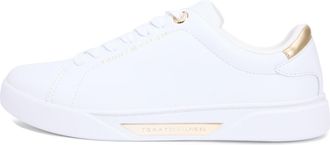 Tommy Hilfiger Damen Essential Chic Court Sneaker Fw0Fw09019 Low Top, White (White), 40 EU
